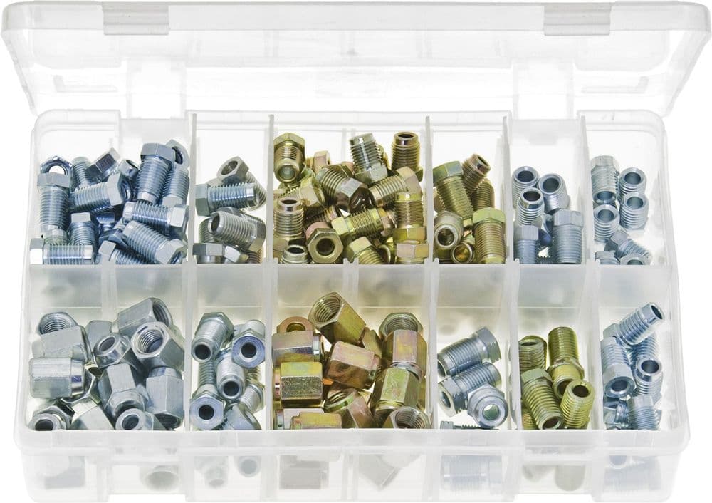 Brake Nuts 3 x Brake Nuts, Short Males: 3/8" UNF x 24 TPI, 10 x 1.00 mm ...