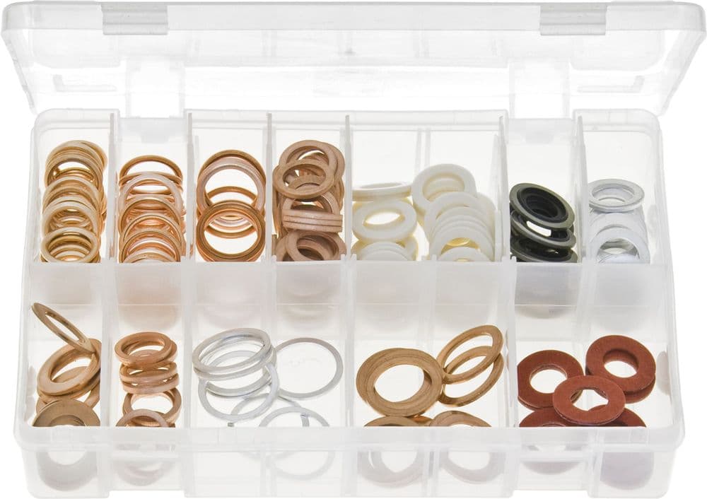 Sump Plug Washers 12 x Types, Suits: CITR?EN, PEUGEOT, RENAULT ...