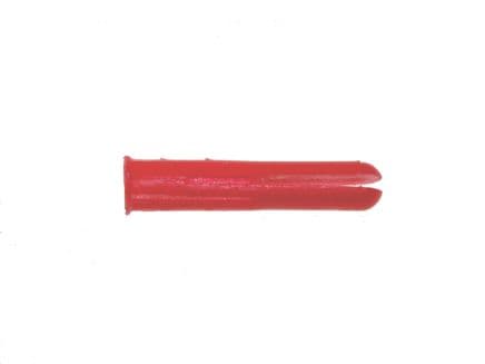 This Red Standard Plastic Plug is suitable for Solid Base Materials ...