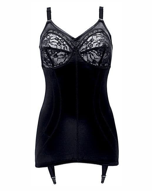 Classic Corselette / Full Girdle - Black