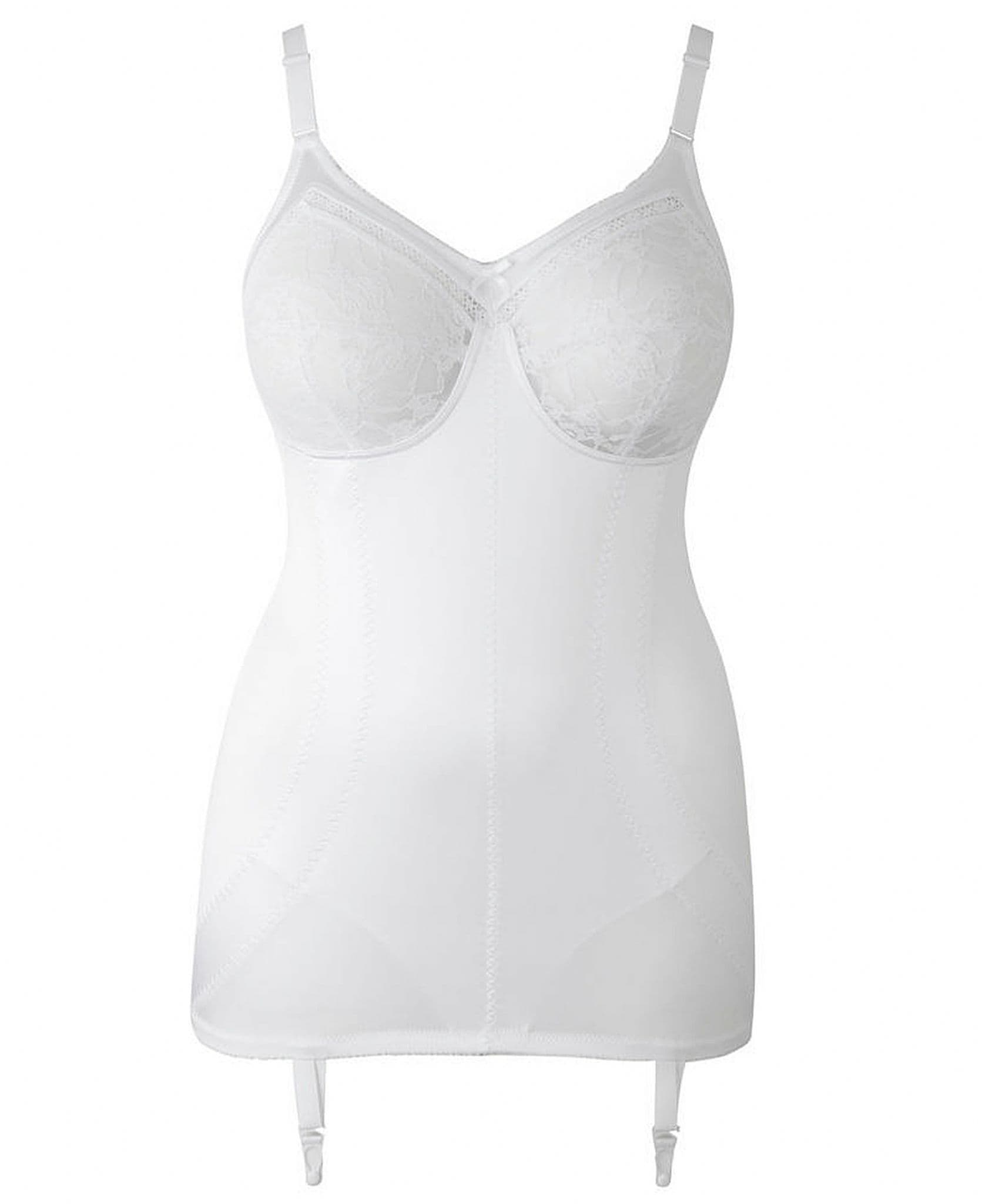 Classic Corselette / Full Girdle - White