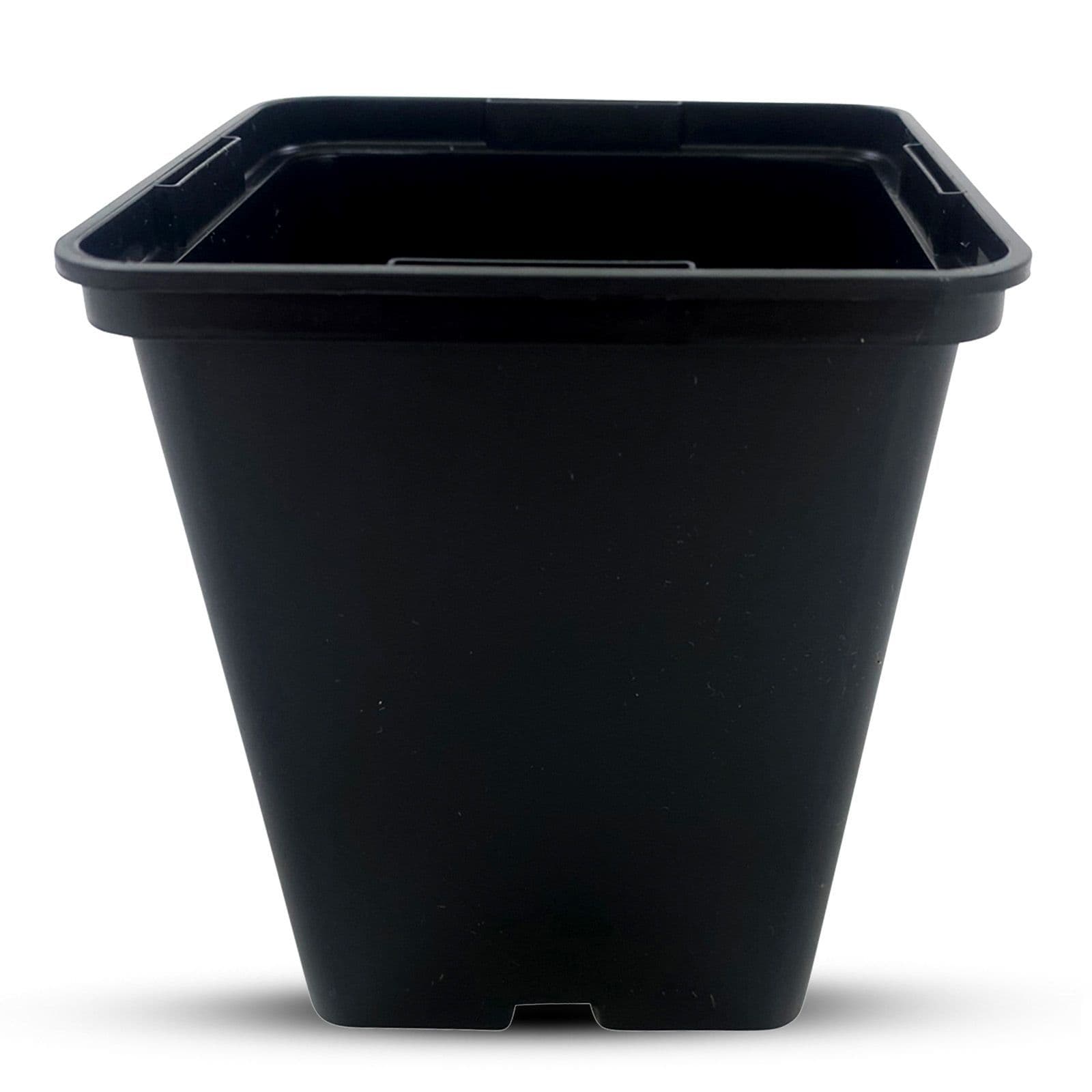 10 cm Square Plant Pots Strong Black Seedling & Propagation Containers