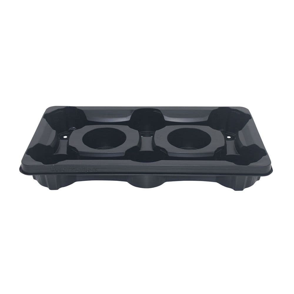 13 cm Round Carry Trays Heavy-Duty Plastic Trays for 13 cm Round Pots