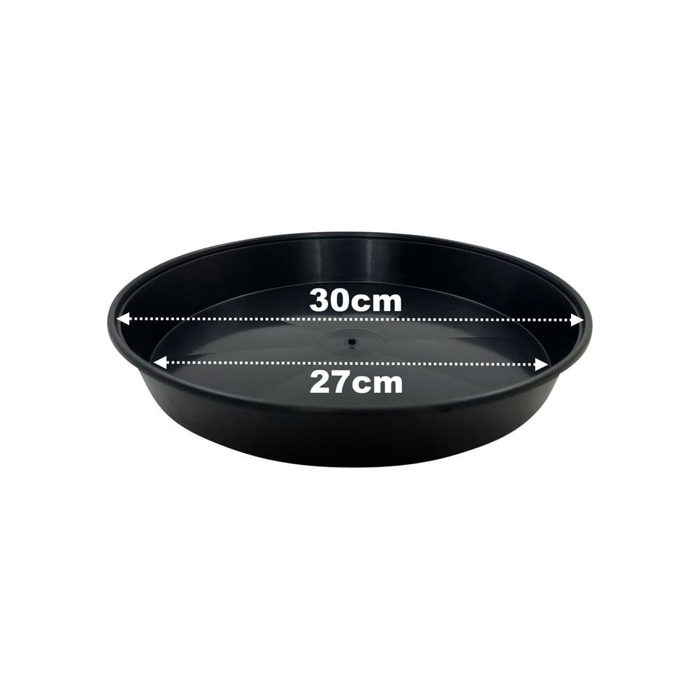 30 cm Plant Saucers Deep Plastic Reservoir Trays for Large Pots