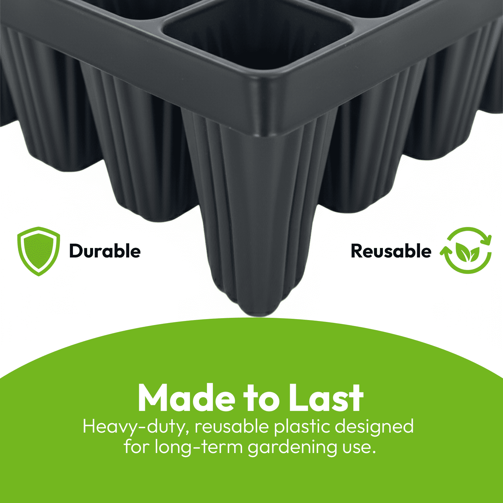 60 Cell Root Trainer Tree Tray Deep Propagation Tray for Strong Roots