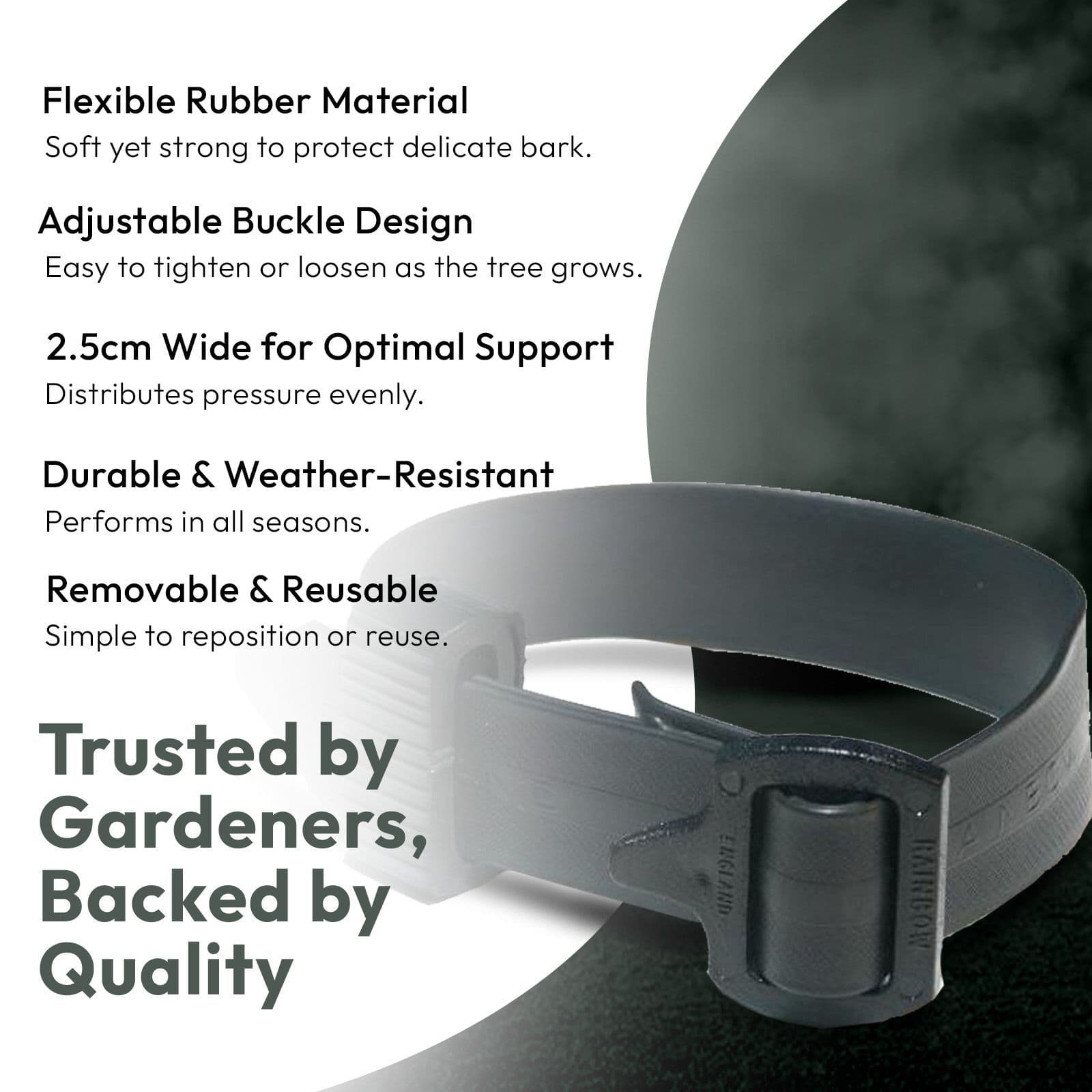 60 cm Buckle Tree Straps Adjustable Soft Tie Support for Young Trees