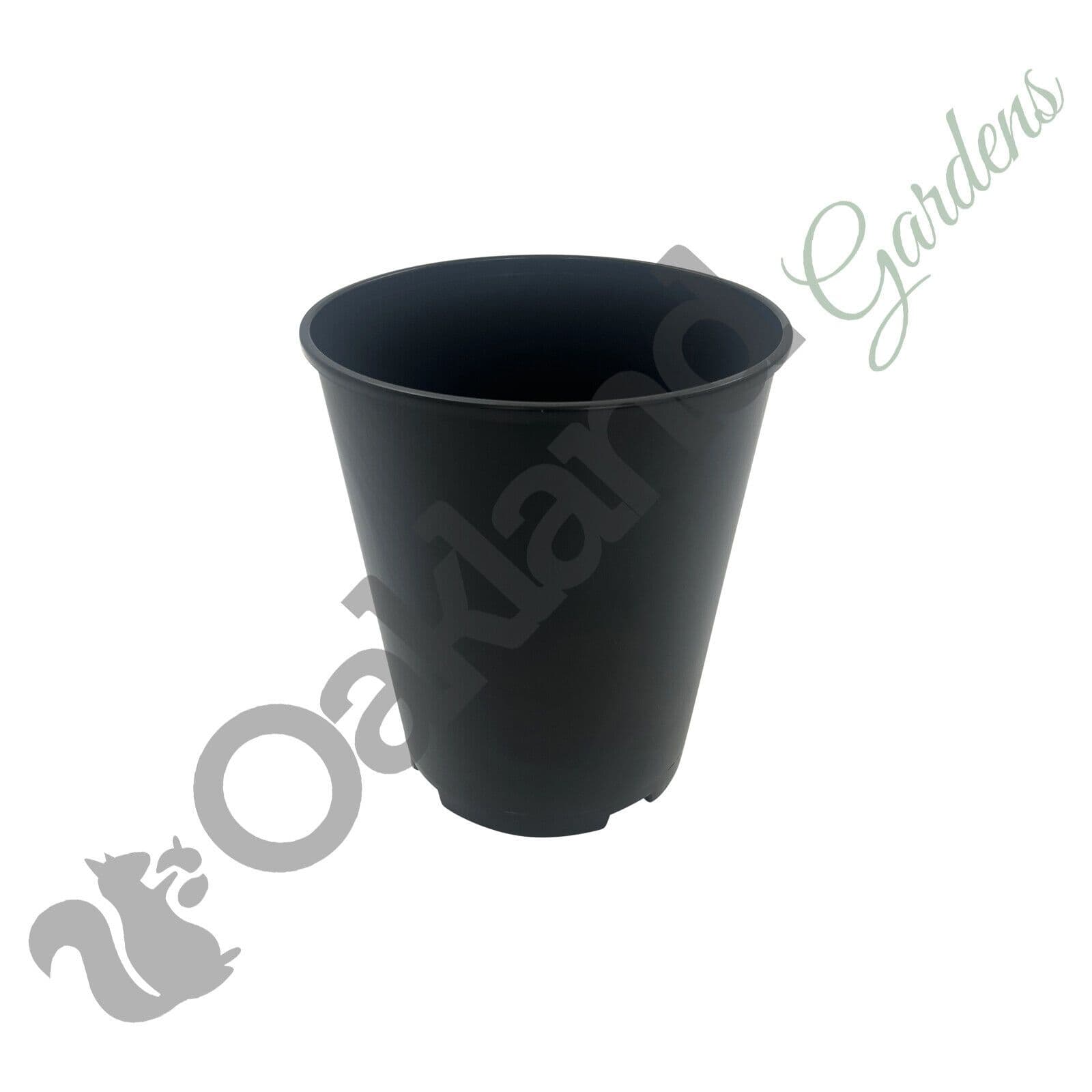 7 Litre Deep Rose Pot Heavy-Duty Injection-Moulded Plastic with Dual ...