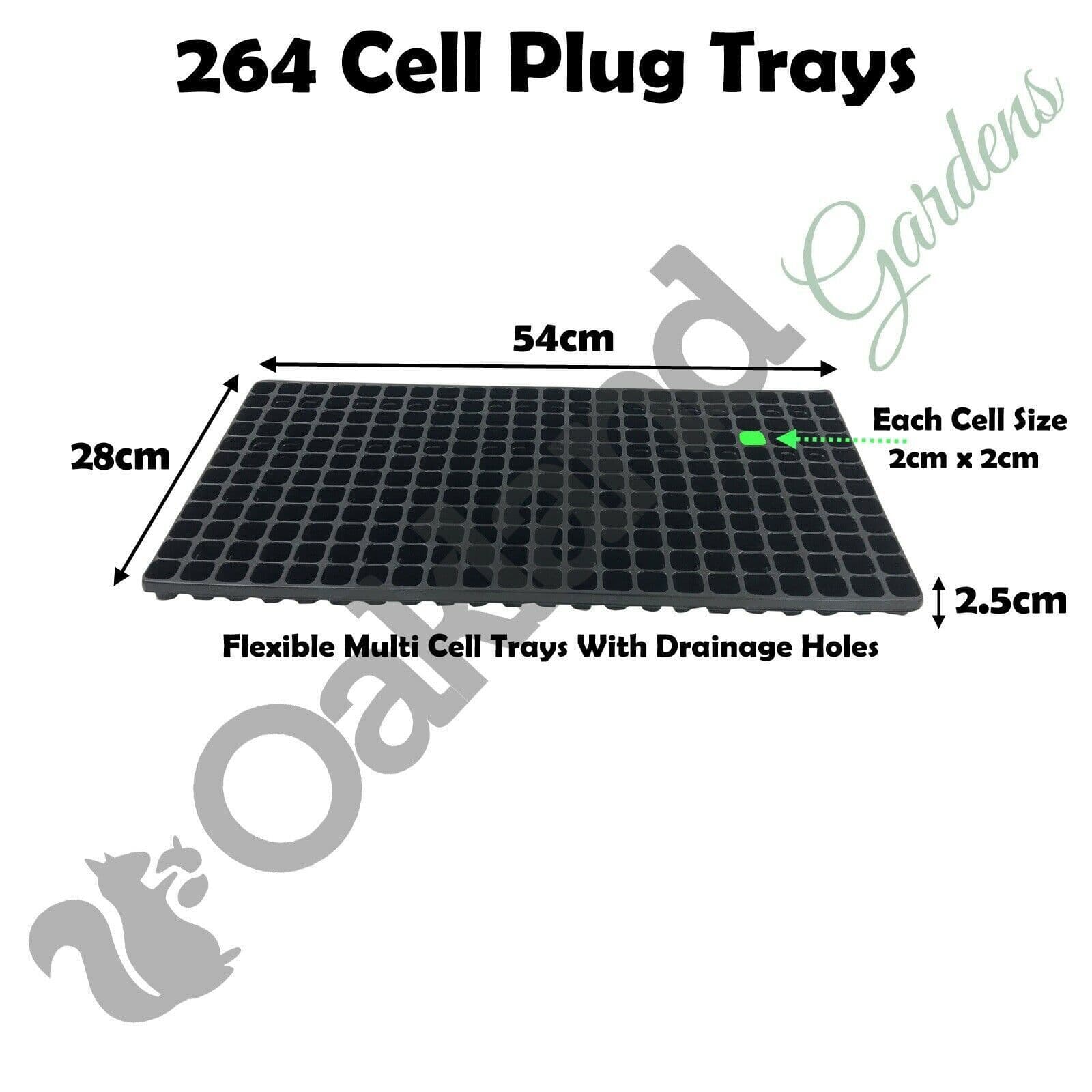 Multi-Cell Plug Trays Pressure-Formed Seedling Trays with Large ...