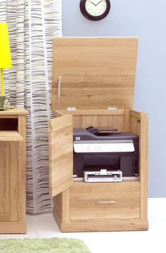 Mobel Oak Printer Cupboard