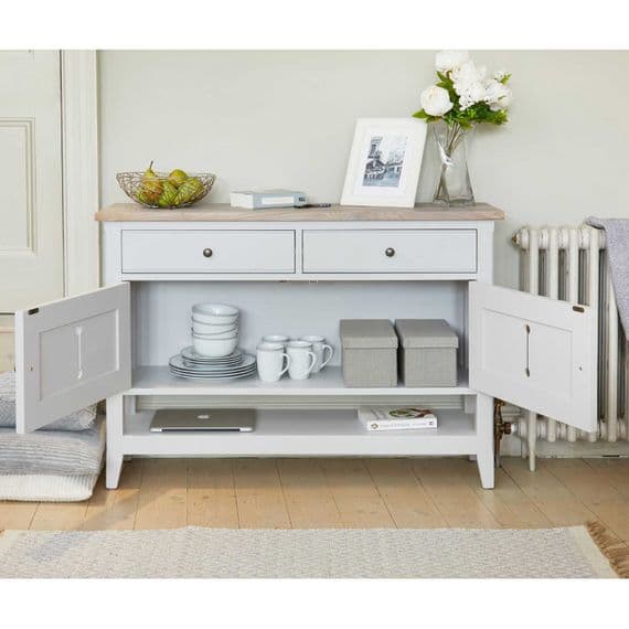 Signature Grey Sideboard Hall Console
