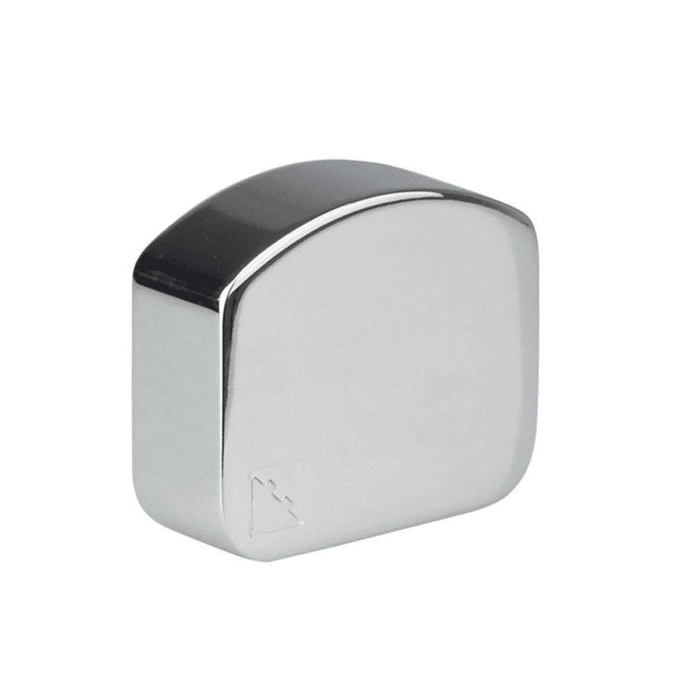 Elements White Oak Wall Handrail Kit in Polished Chrome