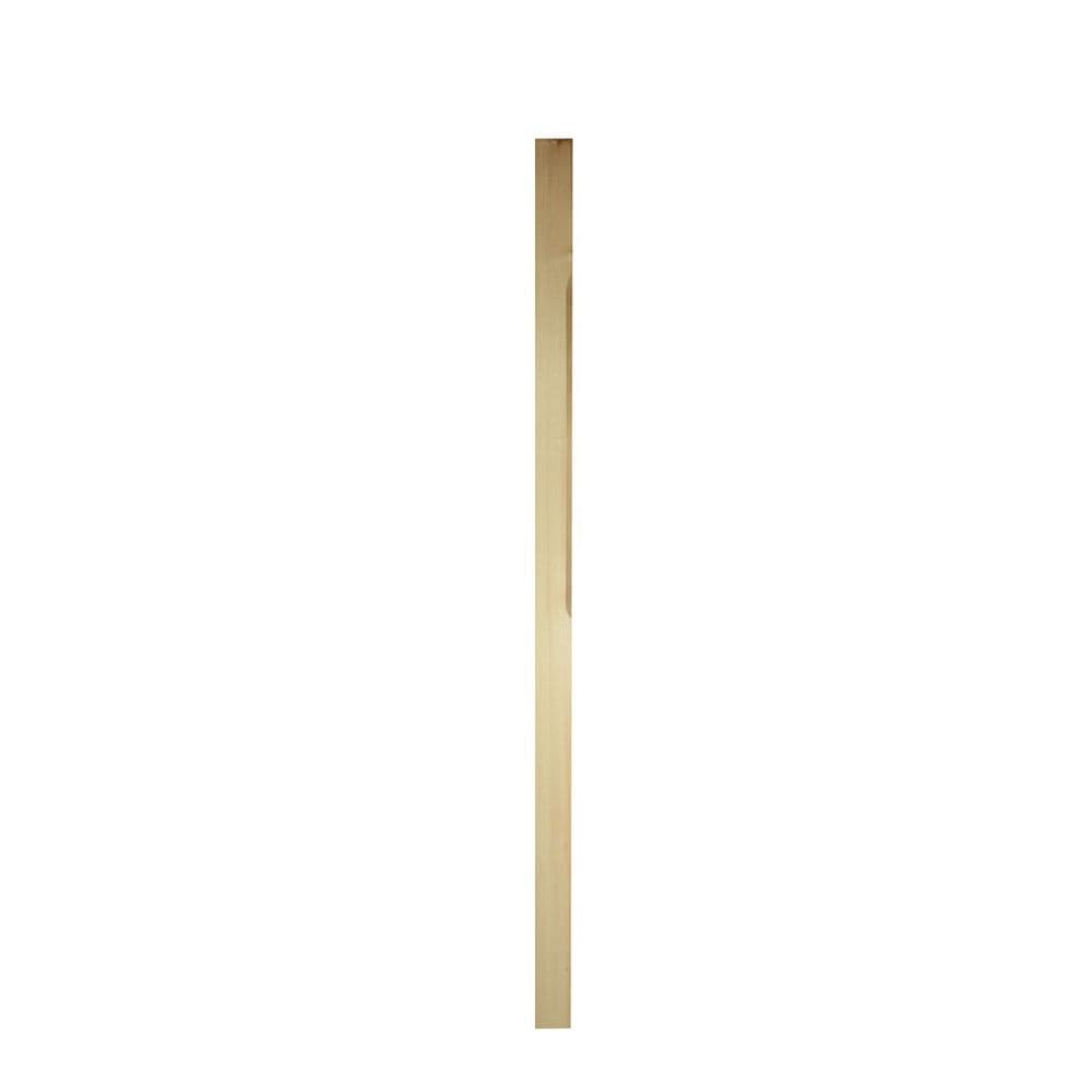 Pine 1 5m Half Newel Post 43x90mm Stop Chamfer