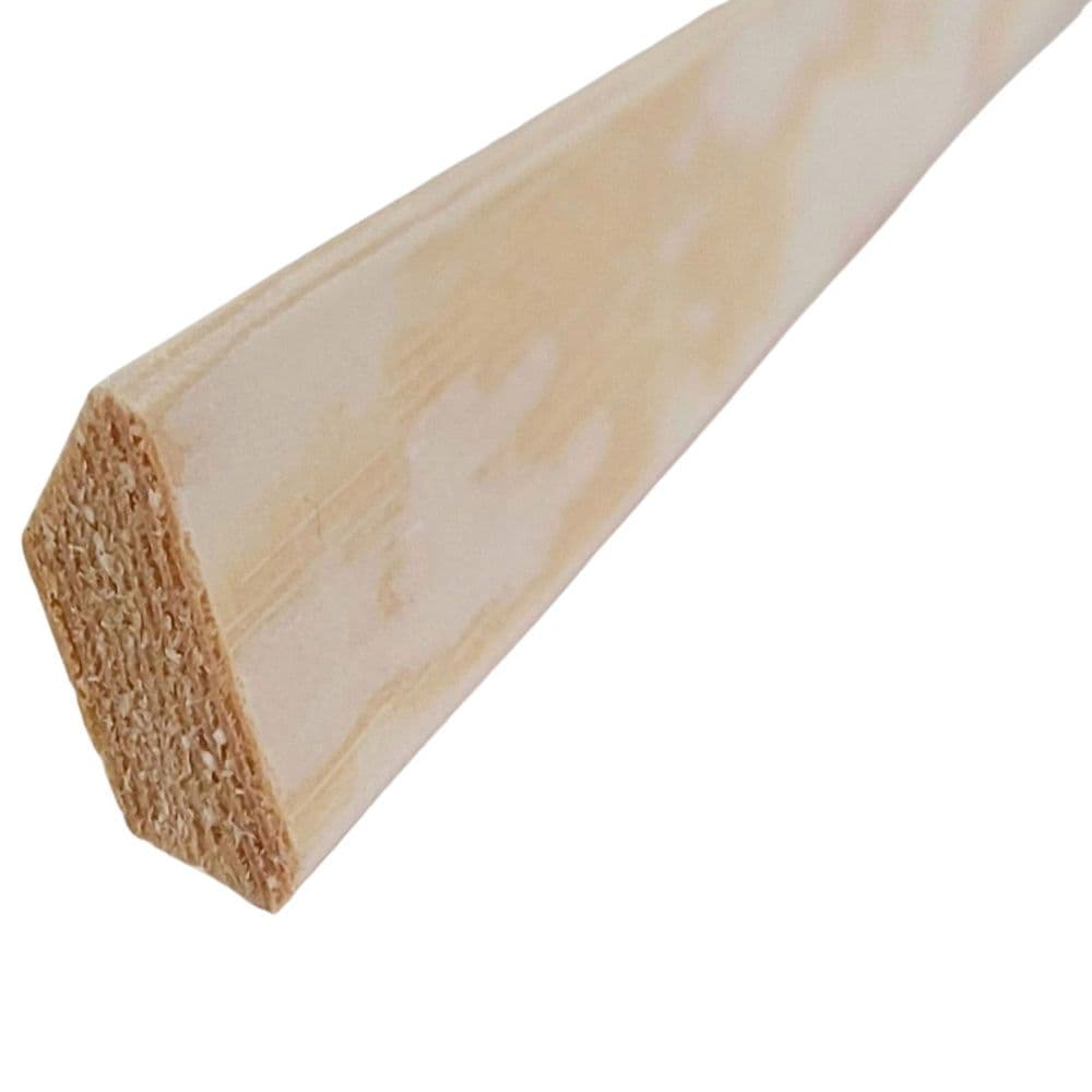 Pine Chamfer Glass Beading 20x20x2400mm