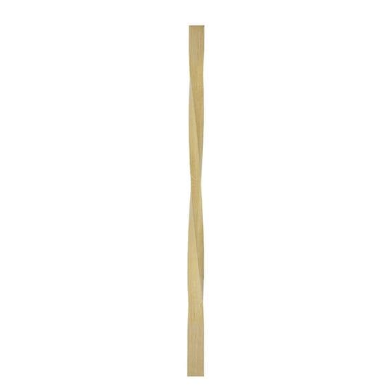 Pine Twist Spindle 41x1100mm | Solid Pine Twisted Spindles