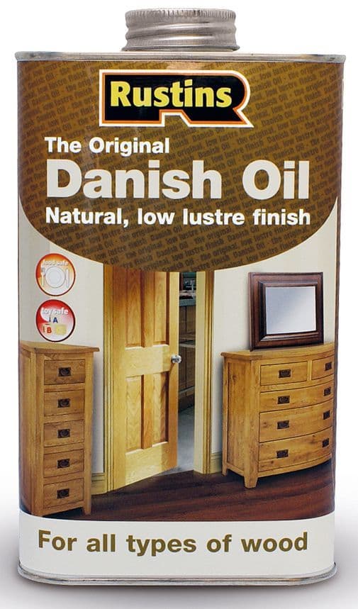 Rustins Danish Oil 1ltr Quality Furniture Protection
