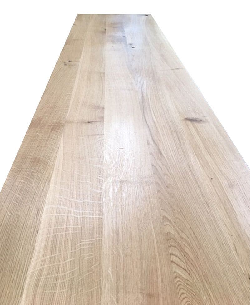 Solid European Character Oak 2 4m Worktop 40mm x 620mm Full Length Stave