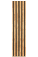 Solid Oak Acoustic Slat Wall Panel Oiled Prime Oak