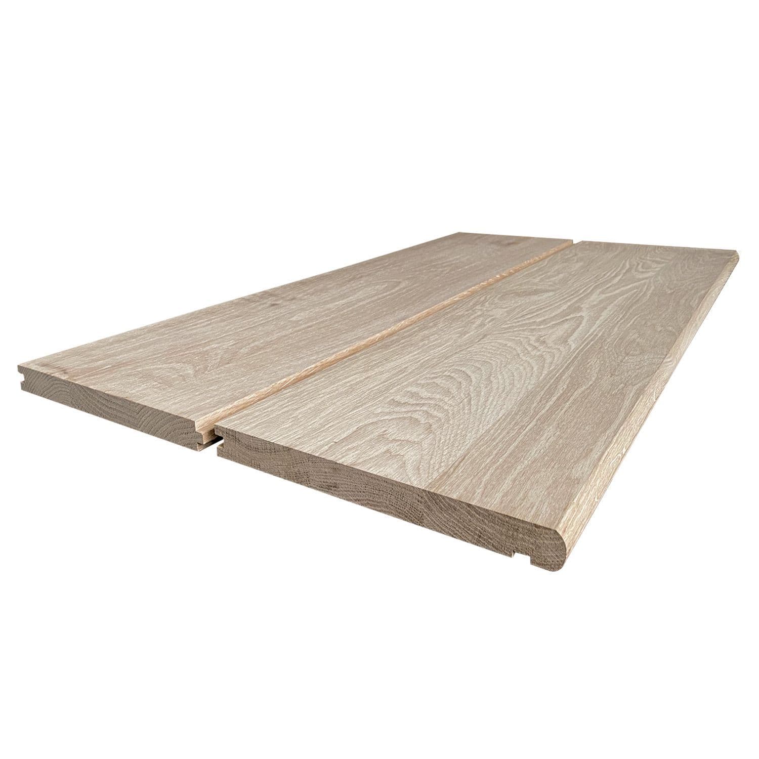 Solid Oak Staircase Landing Tread Cladding Kit 22x1000x1000mm