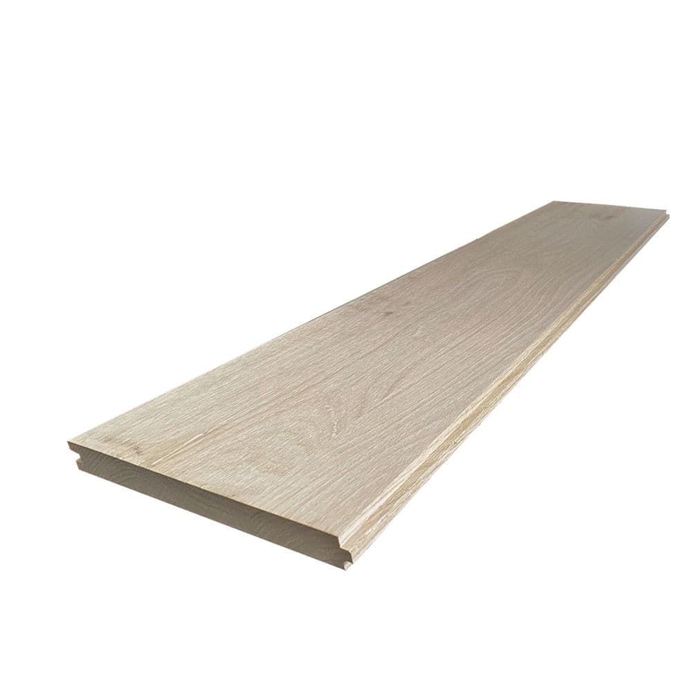 Solid Oak T&G Stair Tread Extension 22x250x1000mm