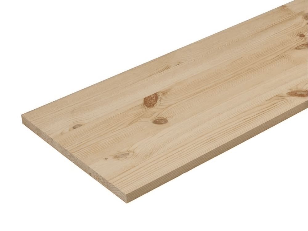 Solid Pine Furniture Board 18mm Wide Panel