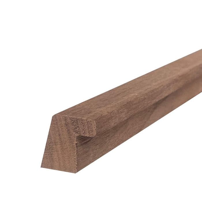 Solid Walnut Fire Check Bead FD30 Hockey Stick Glass Beading