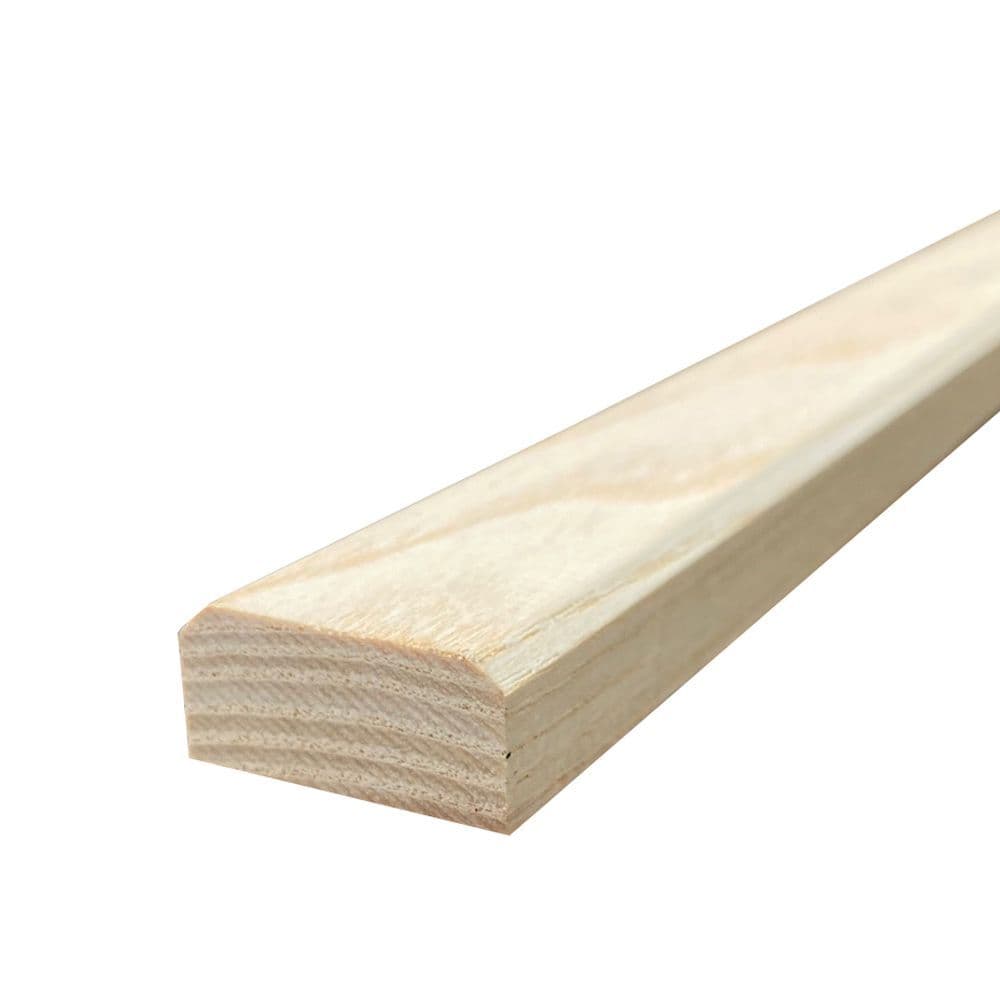 Solid White Ash 12x25mm Bevel Edge Wall Panel Moulding