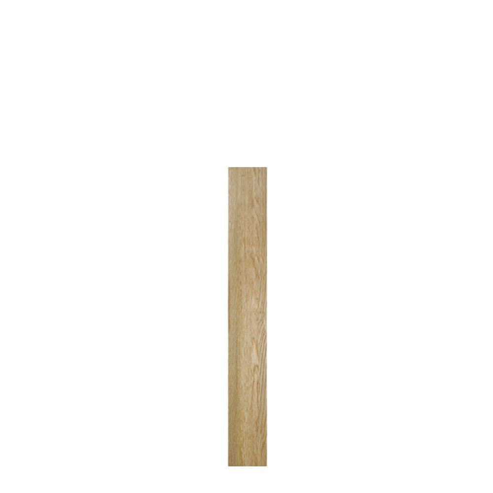 Solid White Oak 0 9m Full Newel Post 90mm x 90mm Square Edge