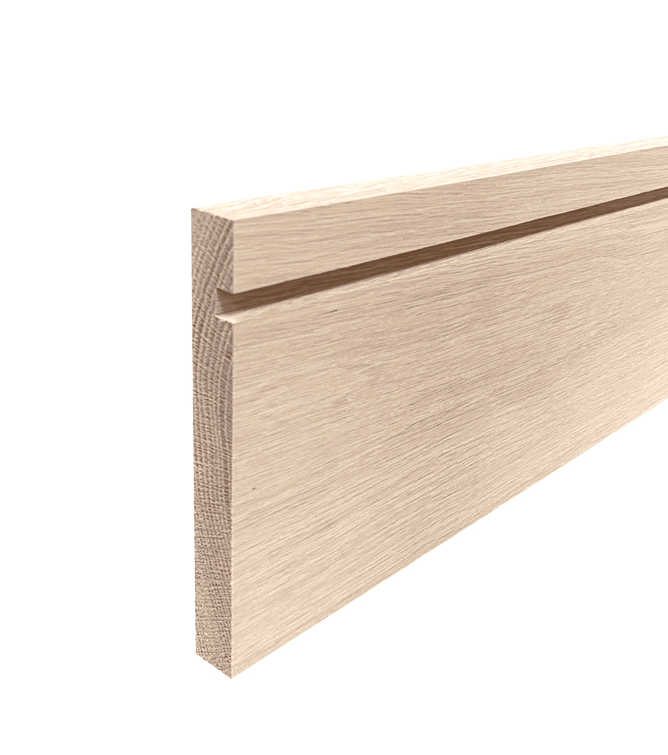Solid White Oak 1-Groove Architrave Set 20x70mm