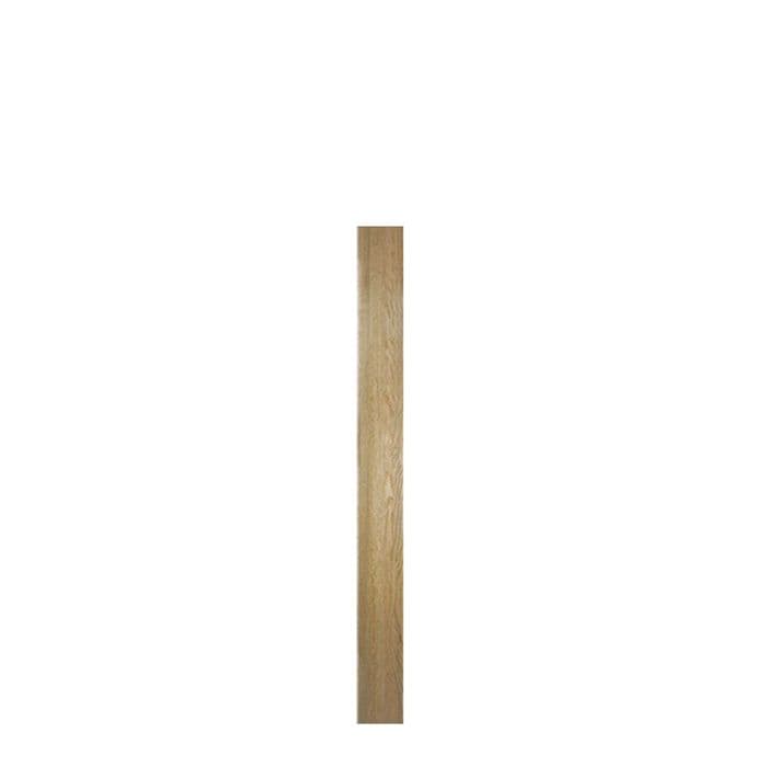 Solid White Oak 1 5m Full Newel Post 90mm x 90mm Square Edge