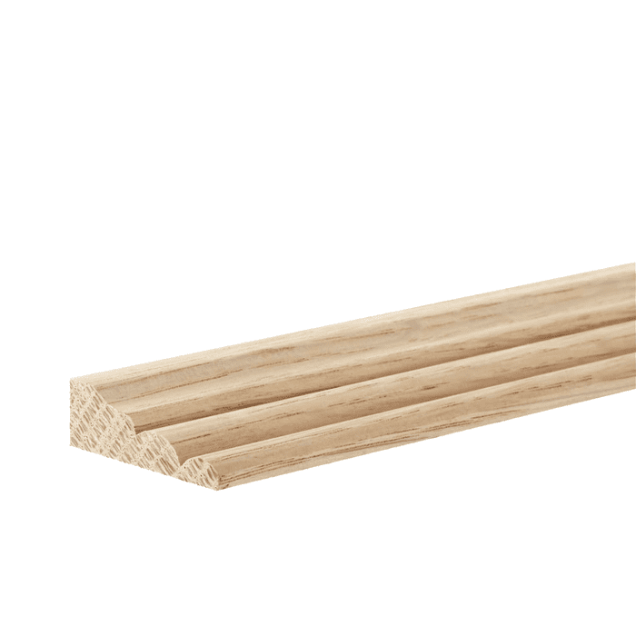 Solid White Oak 10mm X 30mm Barrel Decorative Moulding Bead