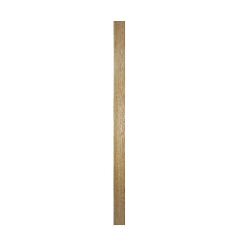 Solid White Oak 2 4m Full Newel Post 90mm x 90mm Square Edge