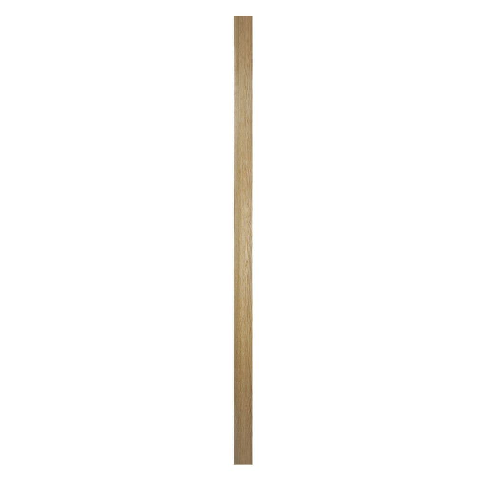 Solid White Oak 4 2m Full Newel Post 90mm x 90mm Square Edge