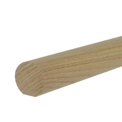 Oak 44mm Mopstick Wall Handrail