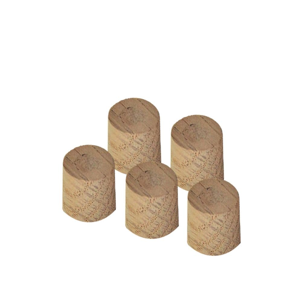 Solid White Oak Cross Grain Pellet Plug 12mm o/d