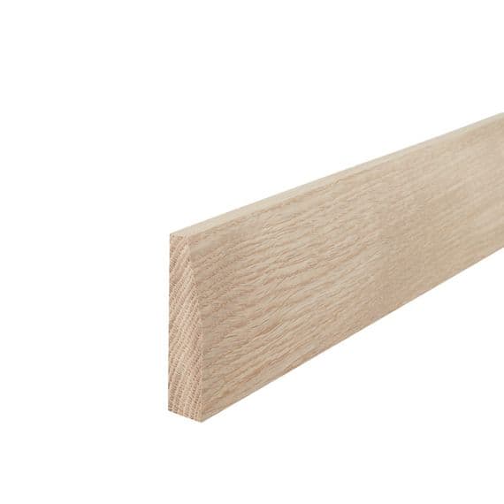 Solid White Oak Long Chamfer Architrave Set 20x70mm