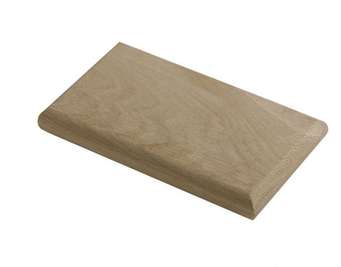 Solid White Oak Newel Post Cap for 90mm Double Newels 110x200mm