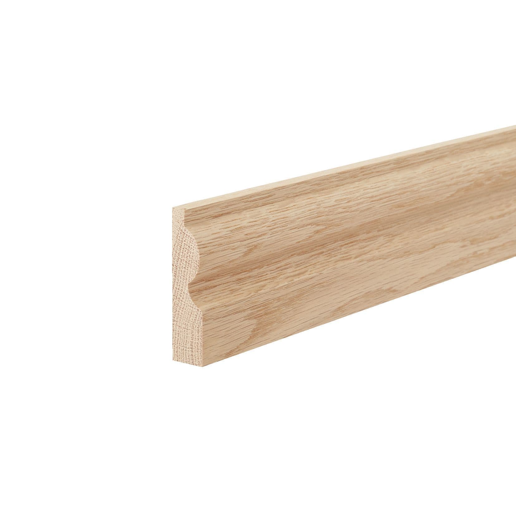 Solid White Oak Torus Architrave Set 20x70mm