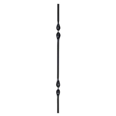 Trademark Boston Metal Baluster 850mm Black Spindle