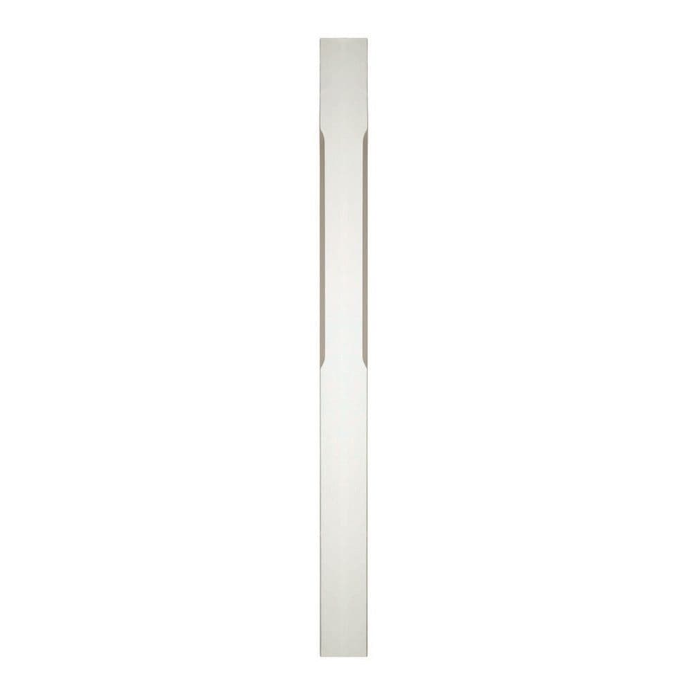White Primed 1 5m Full Newel Post 90mm x 90mm Stop Chamfer