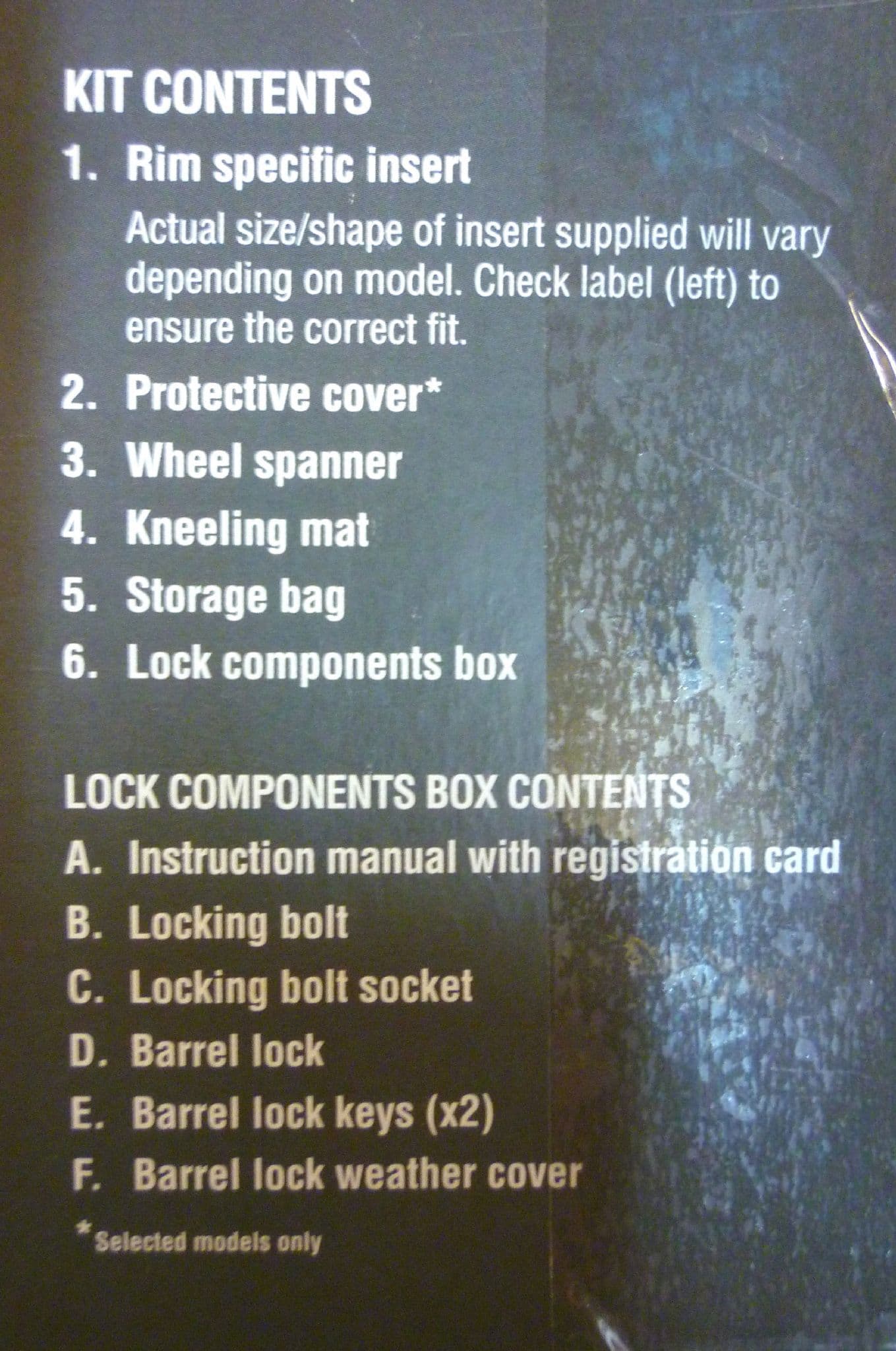 AL-KO Caravan Security wheel lock no 3