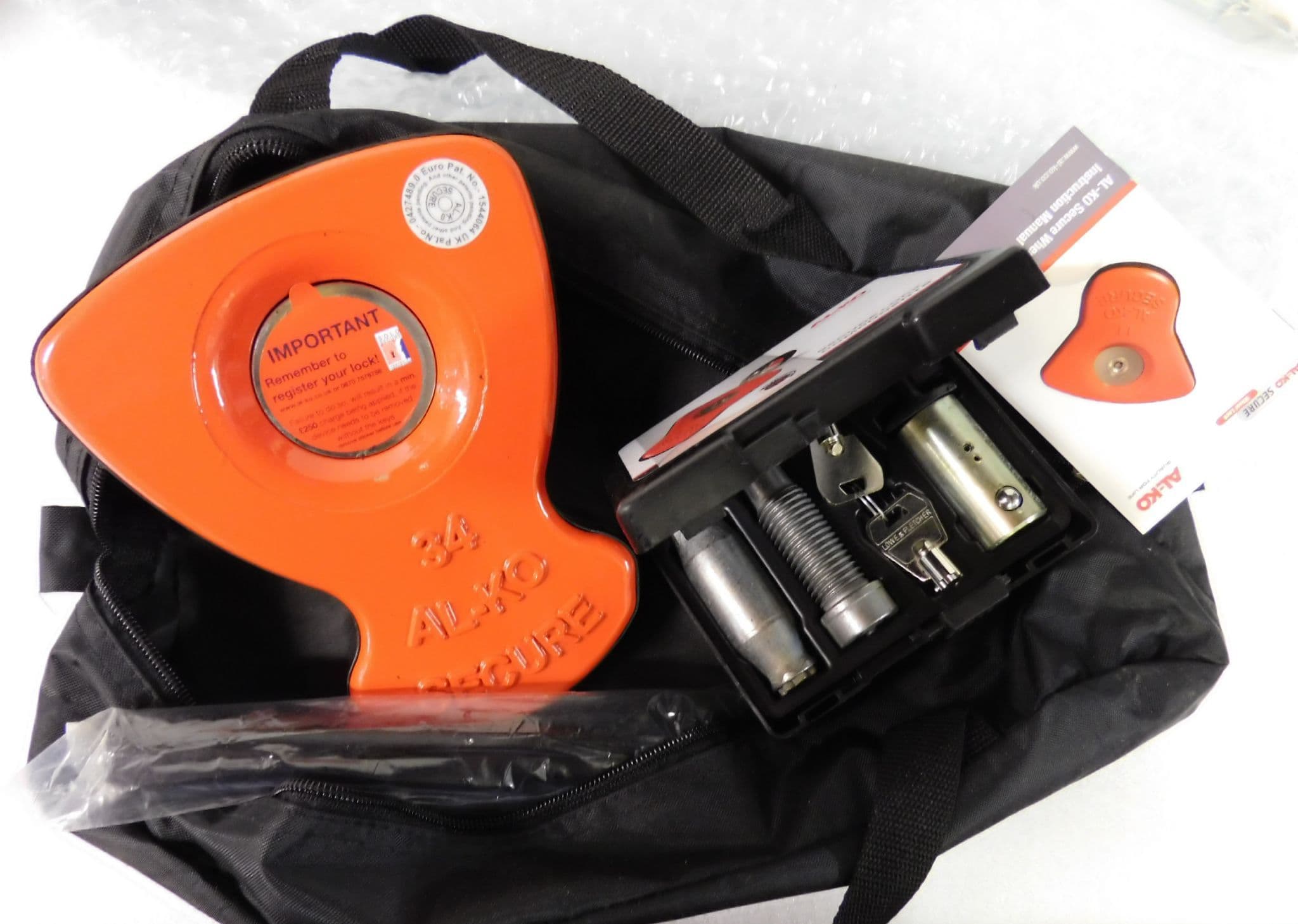 AL-KO Secure Caravan wheel lock no 34