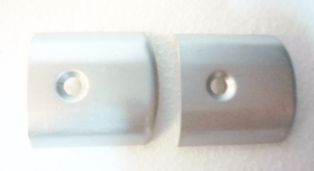 Aluminium end cap pair alu 1