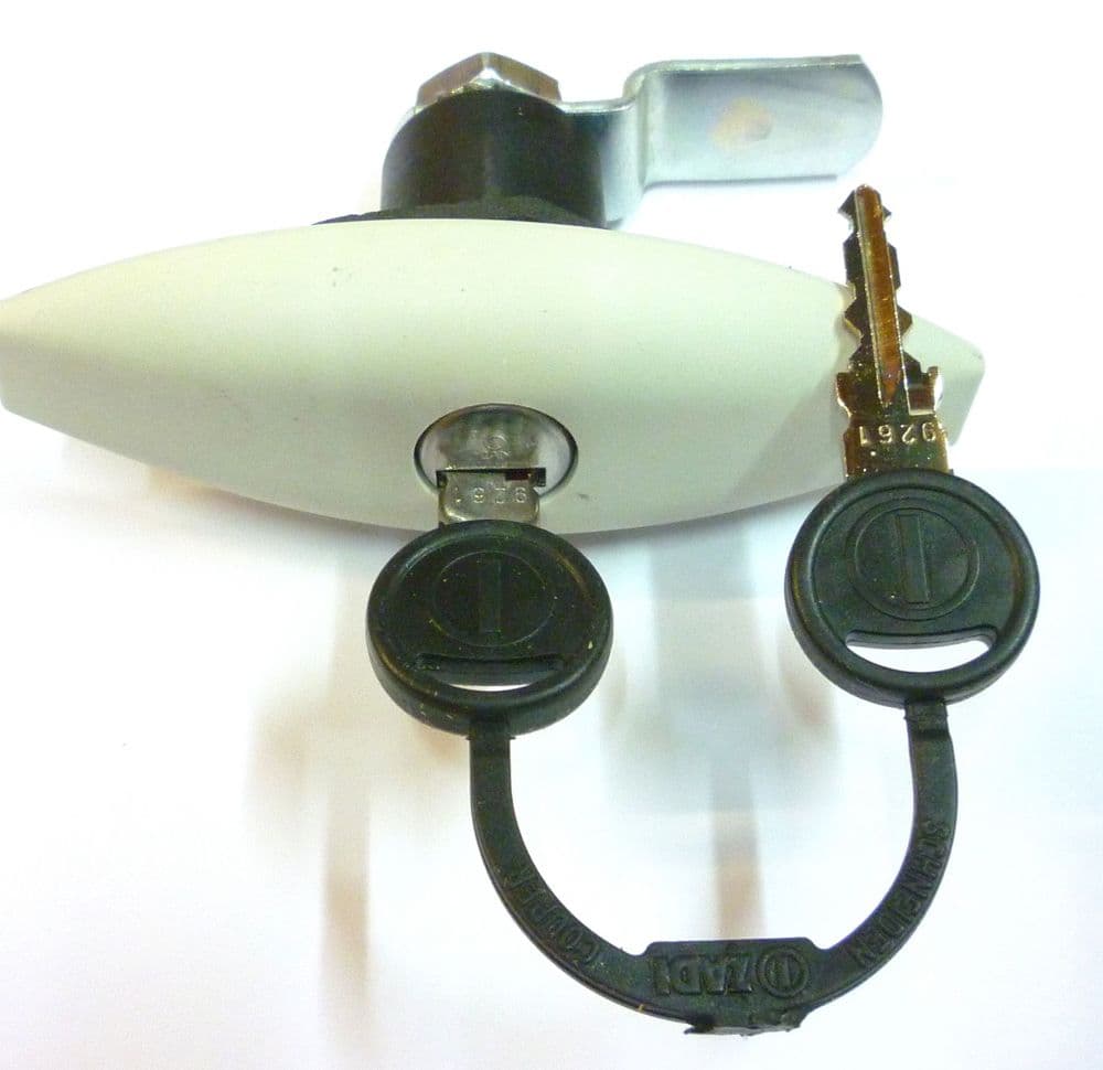 Autocruise Caravan Motorhome Locker door lock grey