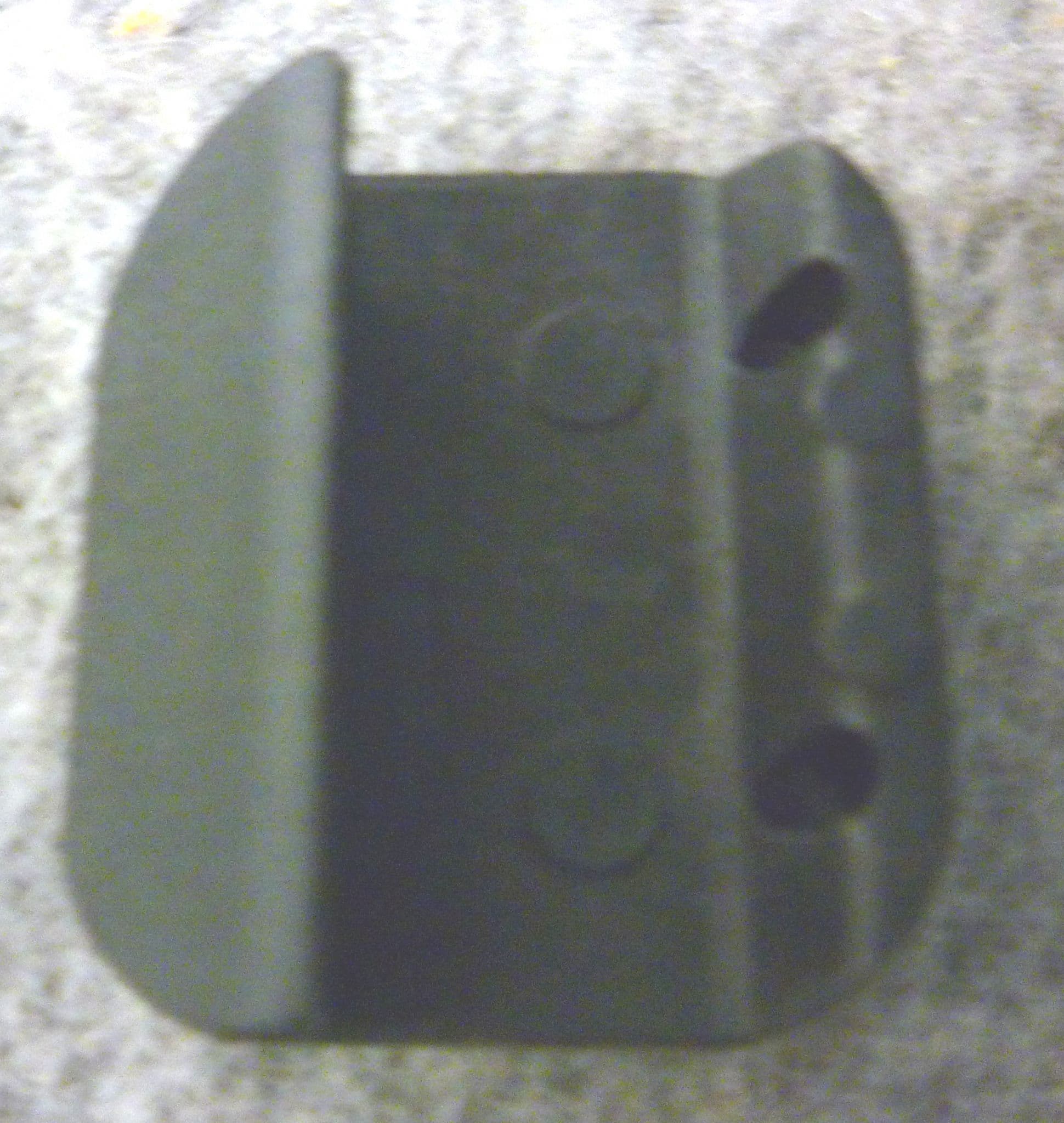 Black Plastic door catch