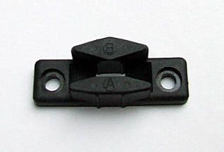 Black Window Lockplate caravan motorhome window