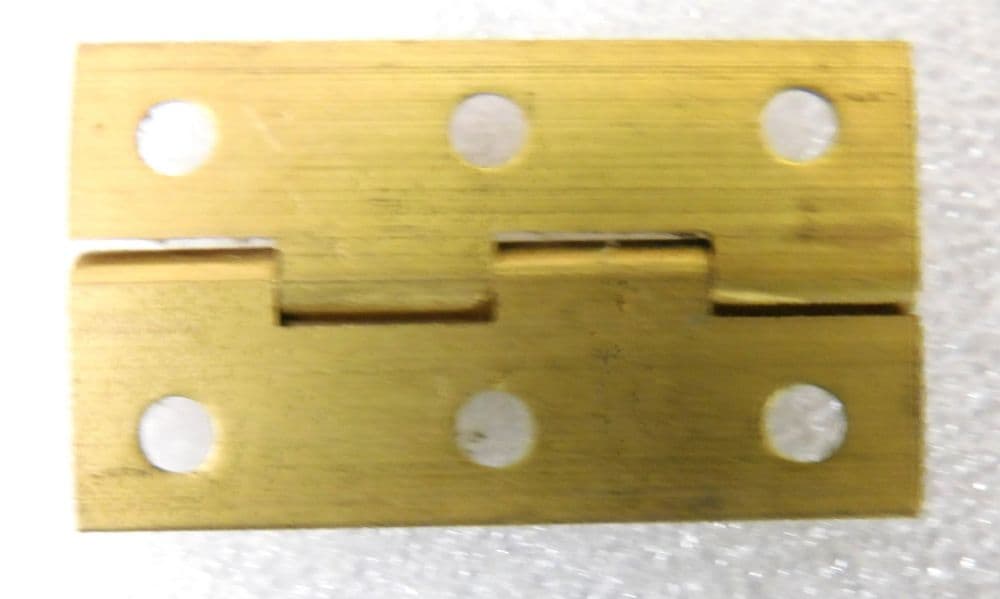 Brass door hinge 40 x 25mm brass