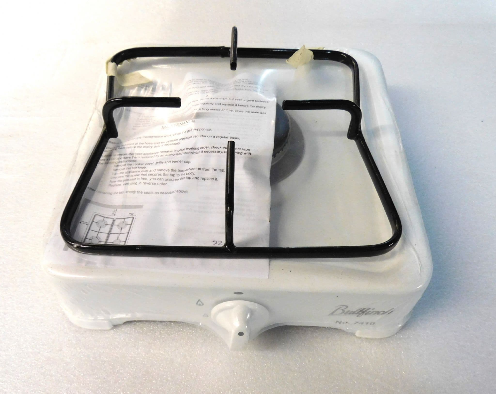 Bullfinch 1 burner gas hob plate camping