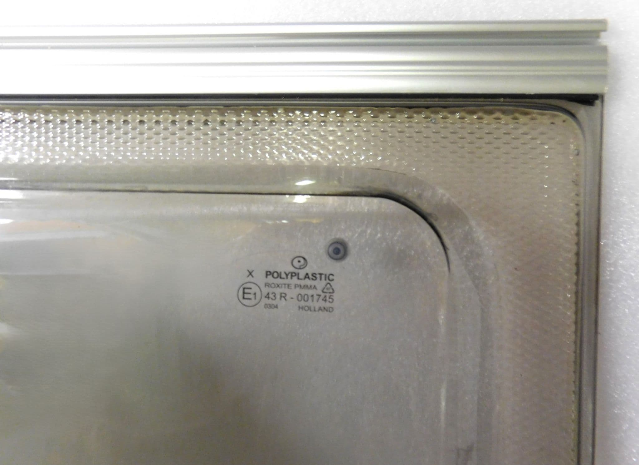 C I motorhome window raised diamond pattern edging