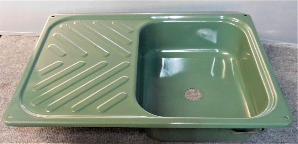 Caravan campervan small enamel sink