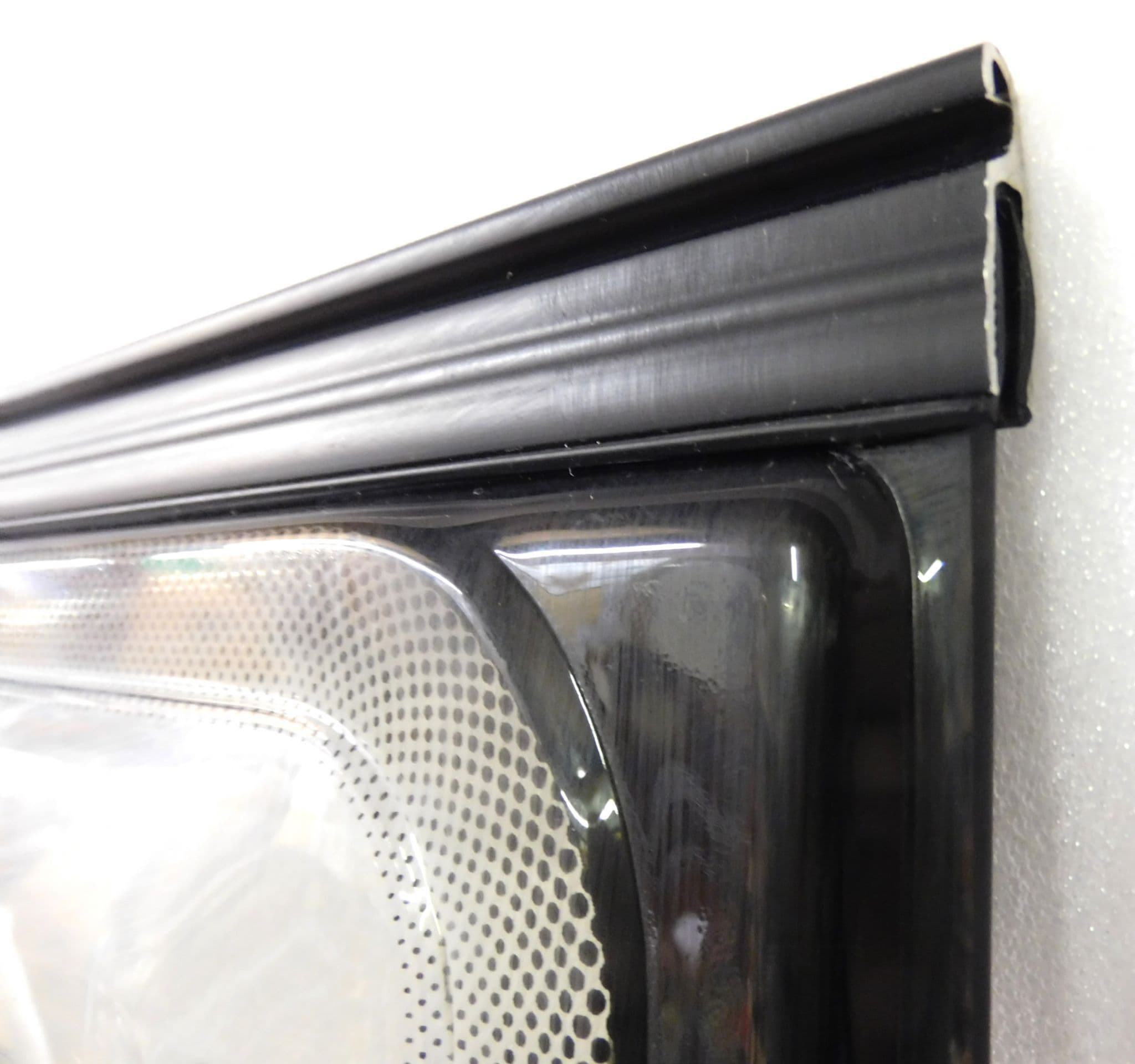 Caravan front centre window